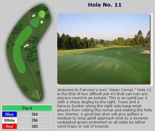 Course Tour - Fairview Golf Course